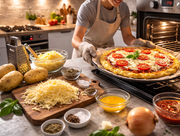 ¿Cómo hacer pizza de papa sin harina en media hora? Pasos para preparar ...