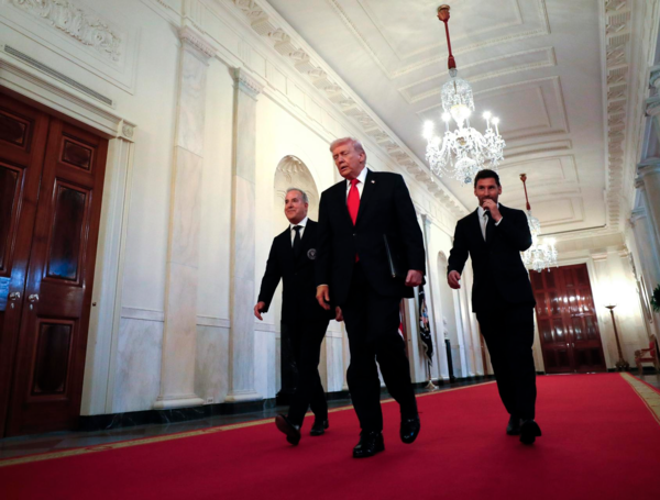 Fotos | Así fue la reunión de Lionel Messi con el presidente Donald ...
