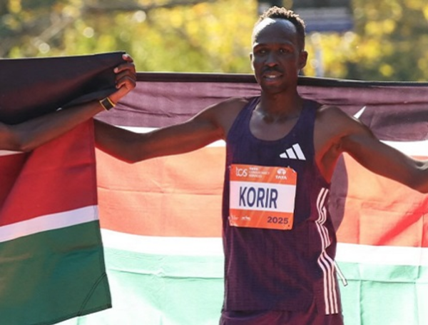 Al atleta Albert Korir, ganador de la maratón de Nueva York, le cayó ...