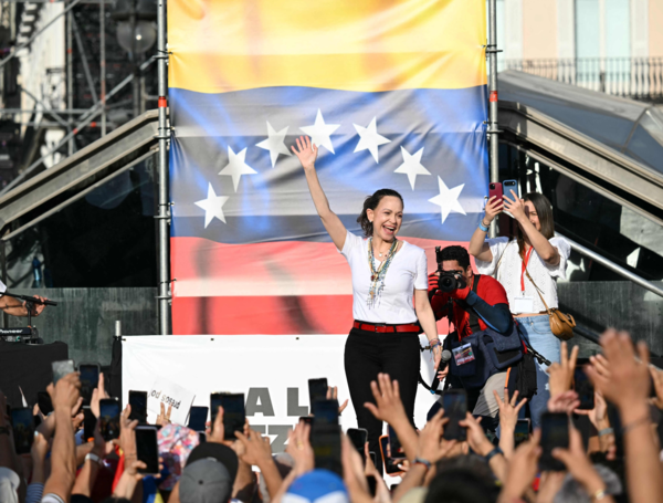 María Corina Machado habló sobre imagen de Trump que mostró a Venezuela ...