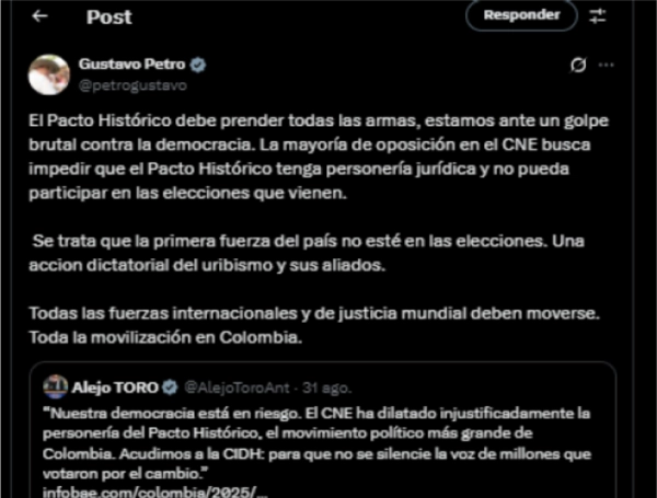 Las frases de Petro que llevaron al Consejo de Estado a ordenarle ...