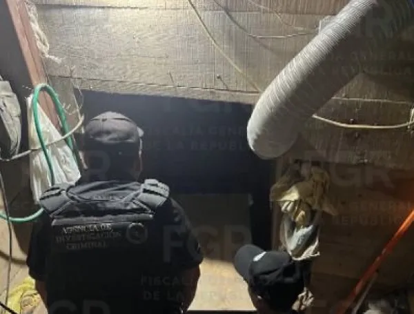 Descubren un enorme túnel que conectaría la frontera de México con ...