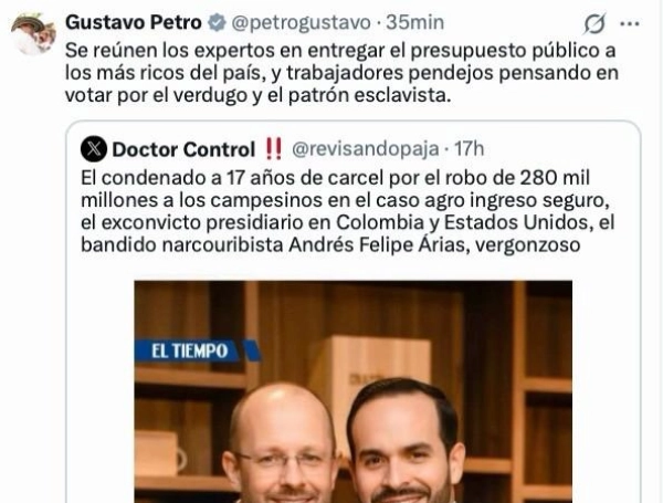 Supuesta noticia de Andrés Felipe Arias y Abelardo De la Espriella que ...