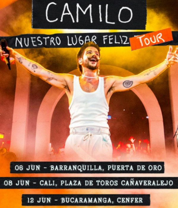 Camilo anuncia ‘Nuestro lugar feliz tour’, su gira por Colombia: estas ...