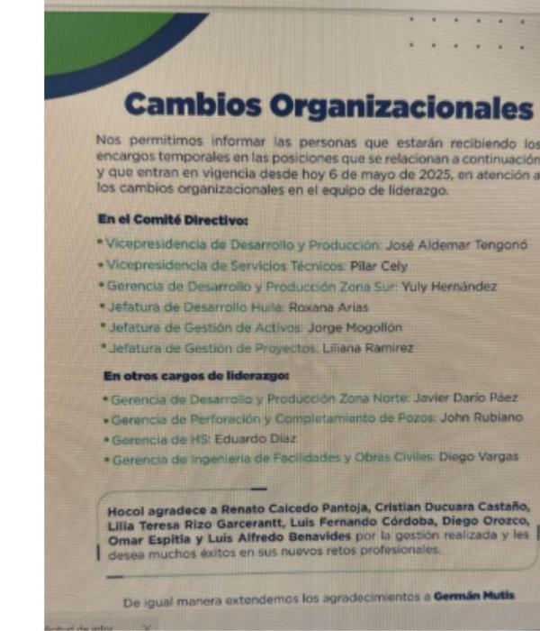 Barrida en filial de Ecopetrol: en plena crisis de la estatal sacan a ...