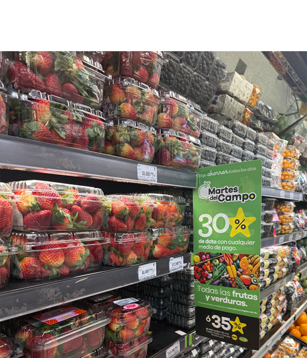 Días de descuentos en Éxito y Carulla: frutas, carnes, licores y más