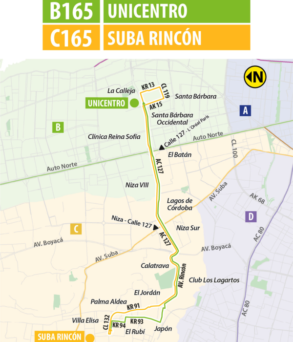TransMilenio estrena dos nuevas rutas Sitp en la calle 127 y la avenida ...