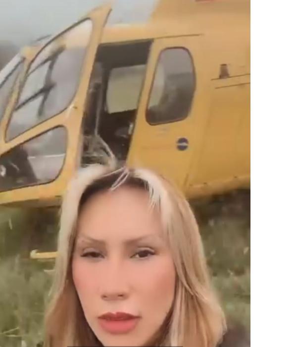 ¿De quién es el helicóptero en el que voló la consejera Sandra Ortiz ...