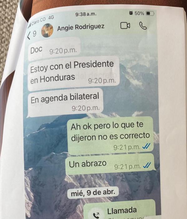 'Suspender contratación de trajes del Inpec': el chat de Angie ...