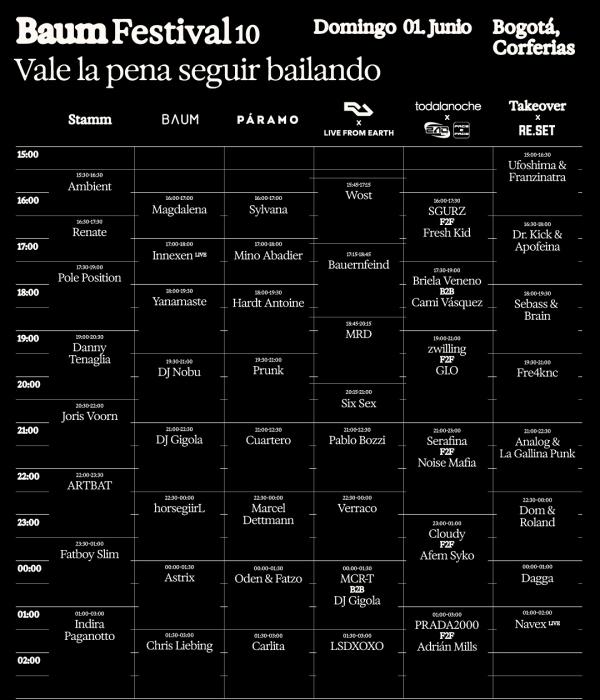 Baum Festival celebra su décima edición en Bogotá: este es el cartel de ...