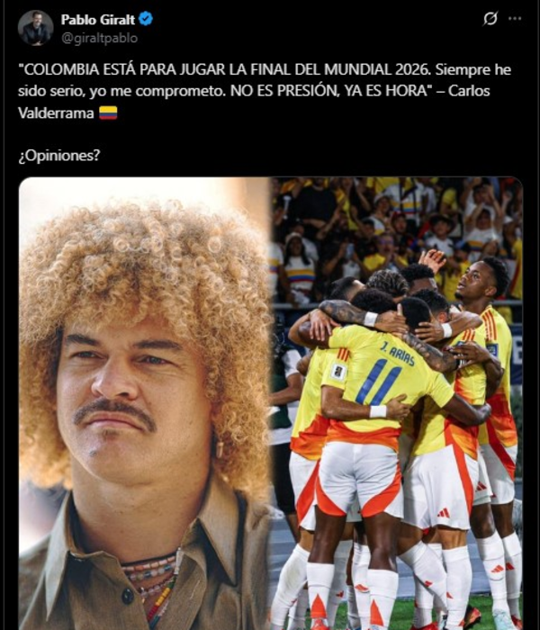 Carlos ‘Pibe’ Valderrama explotó y puso en jaque a la Selección ...
