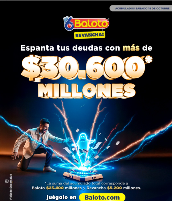 Baloto y Baloto Revancha, conozca aquí los resultados del último sorteo del sábado 18 de octubre ...