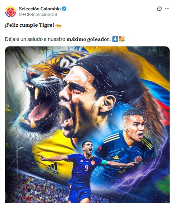 Radamel Falcao García, el máximo goleador de la Selección Colombia ...