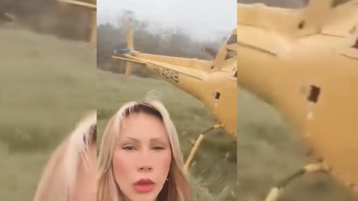 ¿De quién es el helicóptero en el que voló la consejera Sandra Ortiz ...