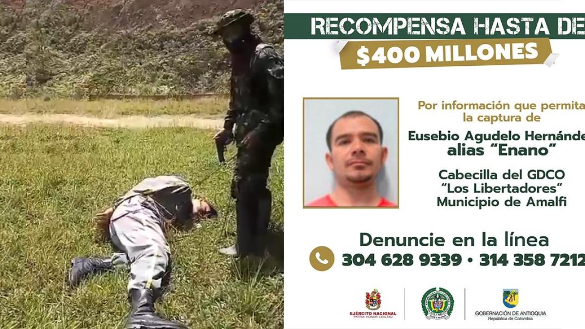 Antioquia: vigilante secuestrado en Amalfi por alias El enano ya fue ...