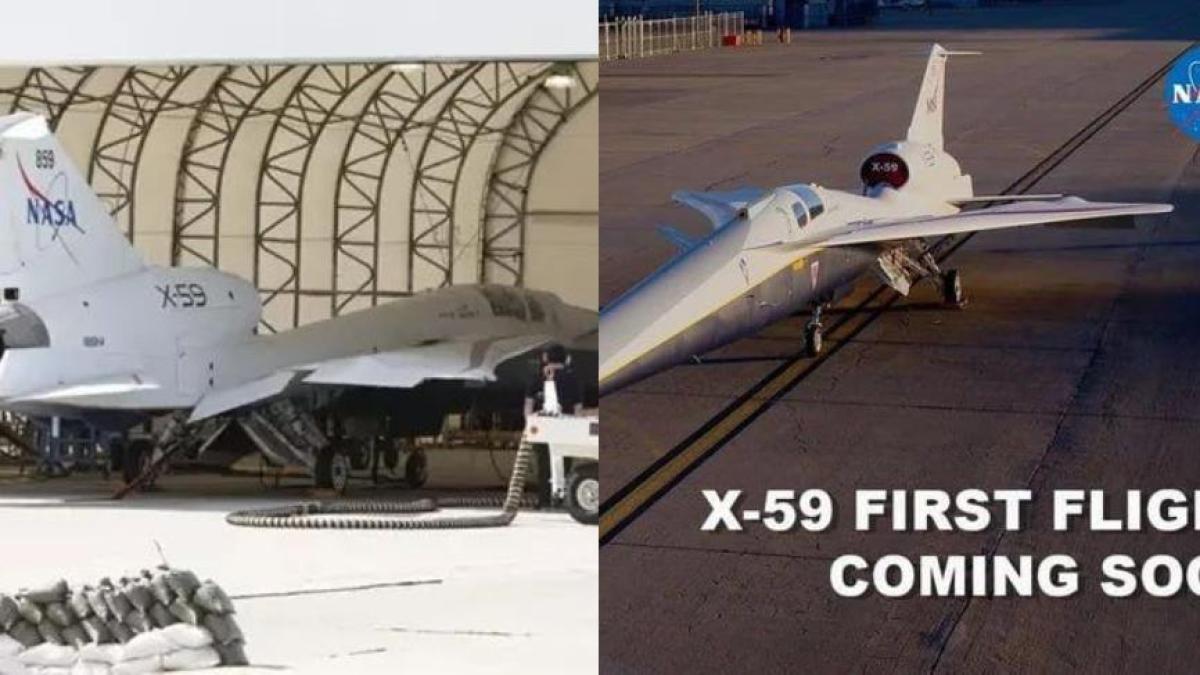 Conozca el avión supersónico de la Nasa y vea cómo calienta motores