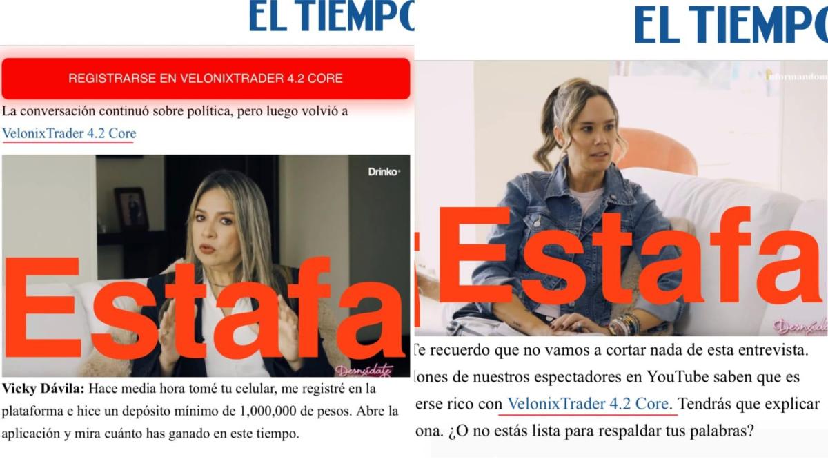 VelonixTrader, estafa en Colombia que usa falso artículo de EL TIEMPO e ...