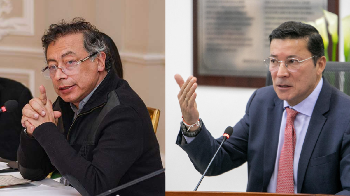Presidente Gustavo Petro y registrador Hernán Penagos hablaron sobre la ...