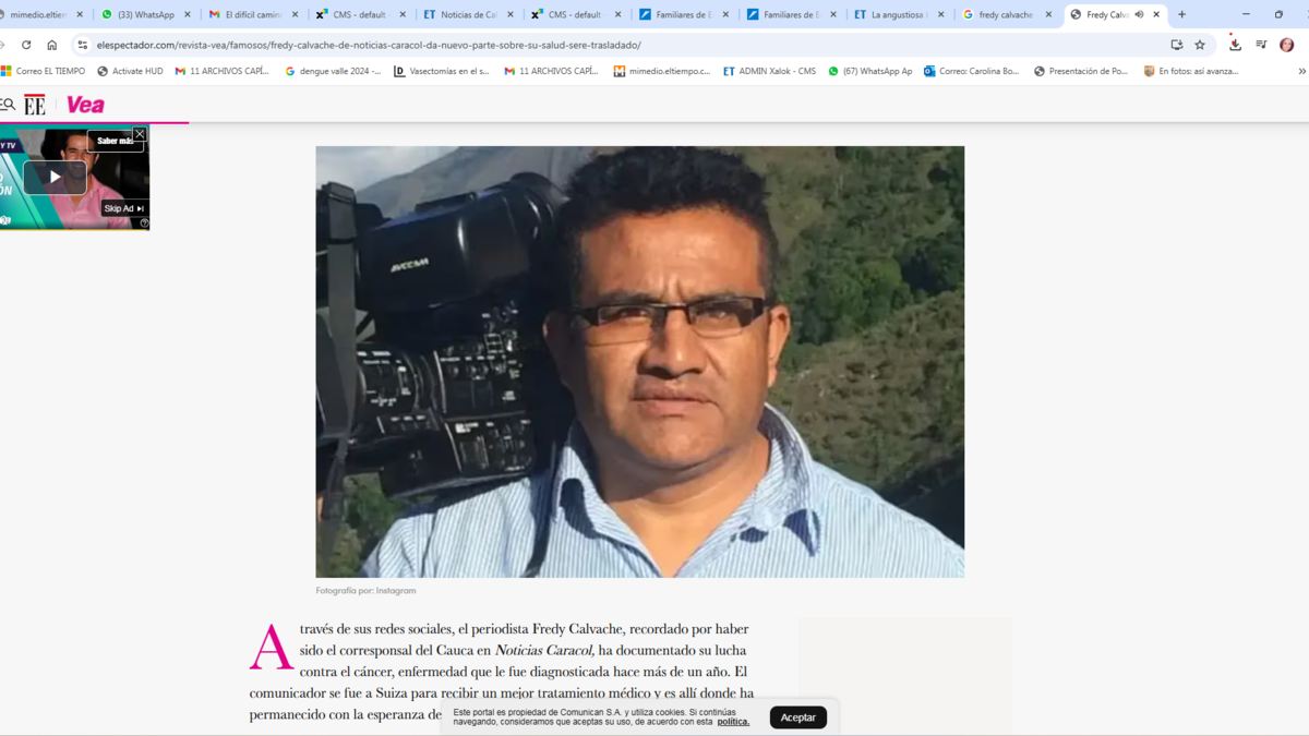 El duro camino de regreso a casa del periodista y excorresponsal ...