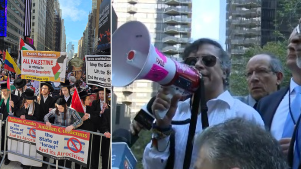 Presidente Gustavo Petro se unió a las protestas en Nueva York contra ...