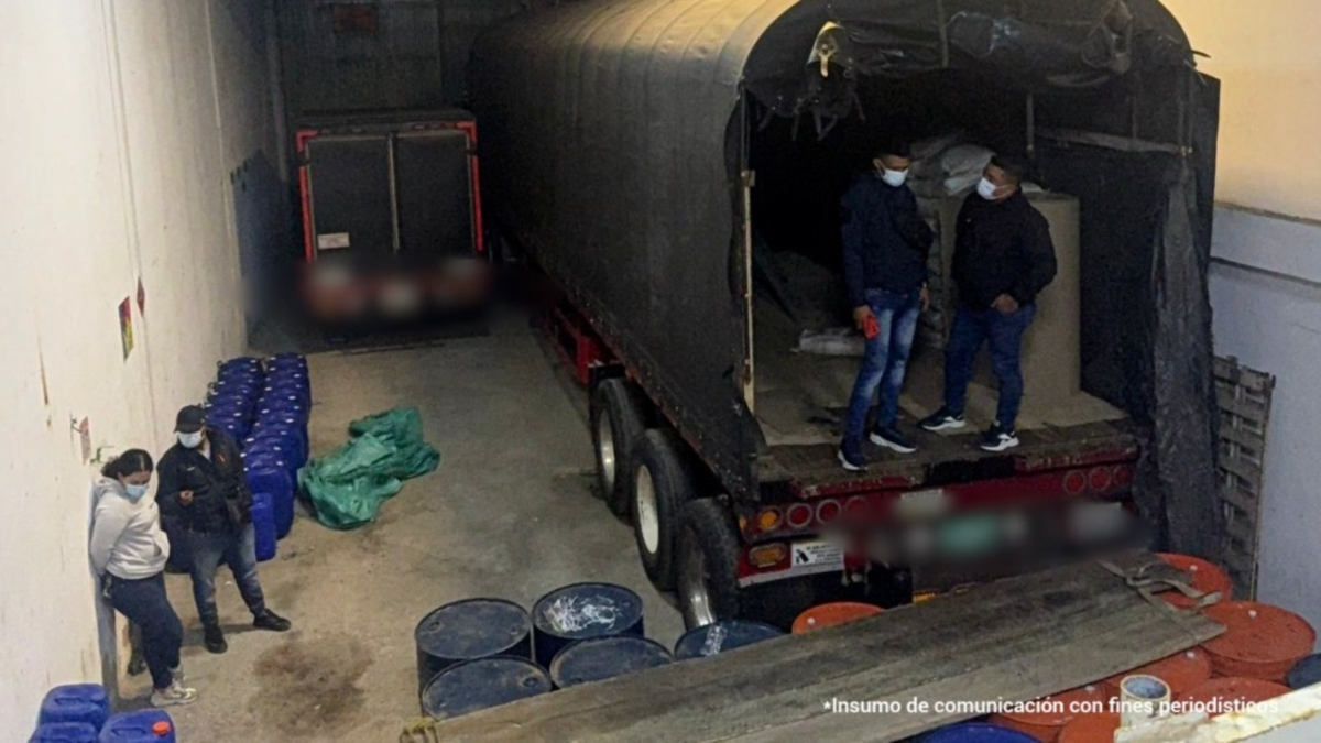 Así quedó al descubierto bodega en Soacha usada para almacenar químicos ...