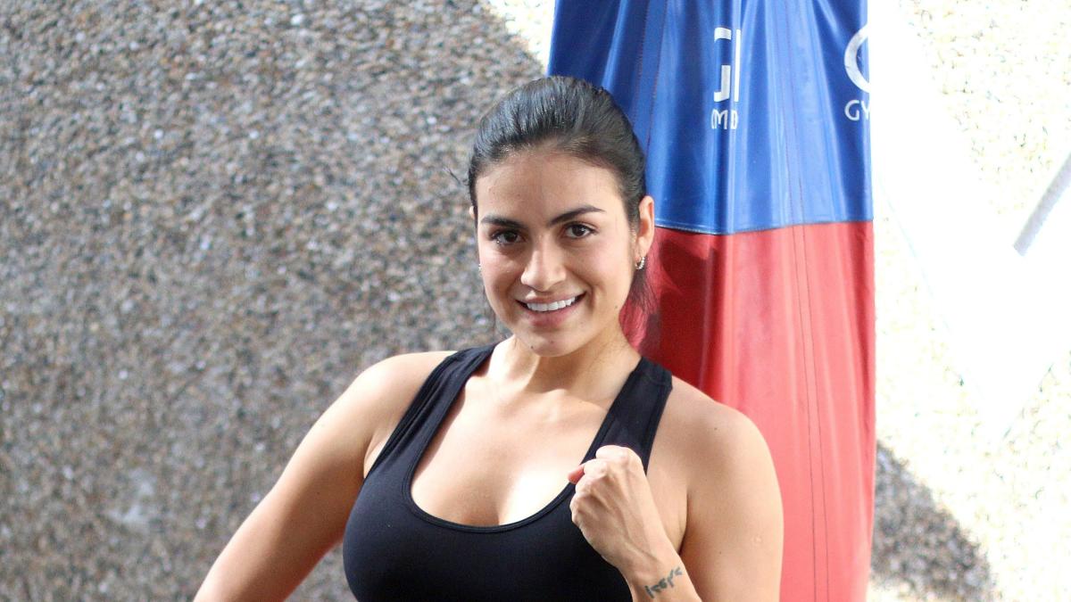 Mónica Henao, modelo y boxeadora