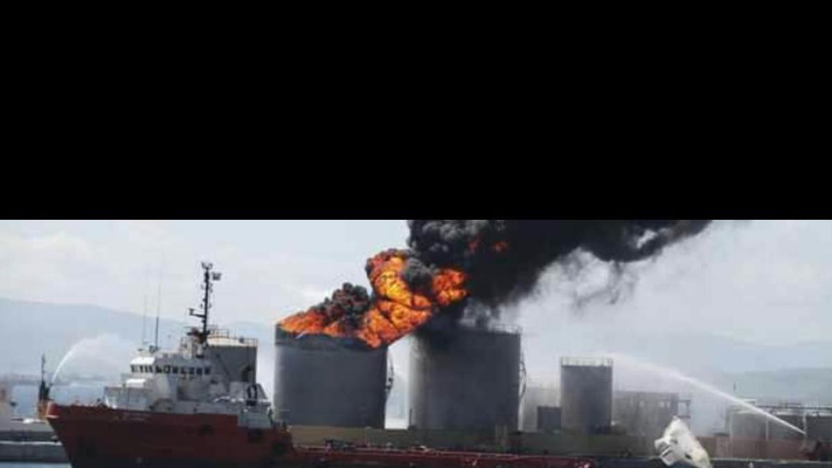 Explosión en zona industrial de Cartagena