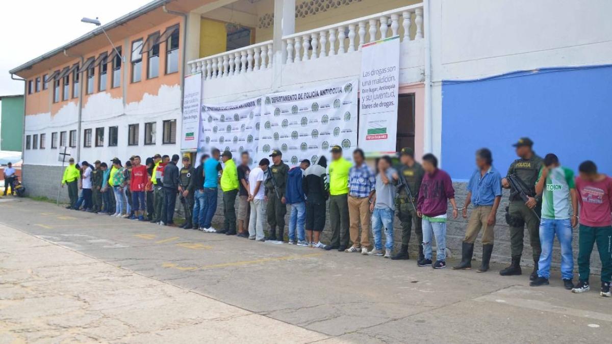 Cae banda de los 'Monoleche', que estaba al servicio del 'Clan del golfo'