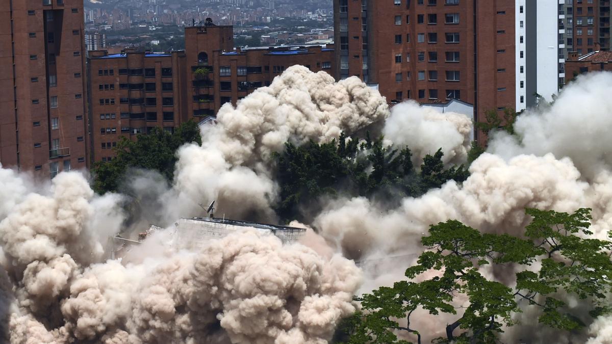 Declaraciones del alcalde de Medellín, tras implosión de edificio Mónaco