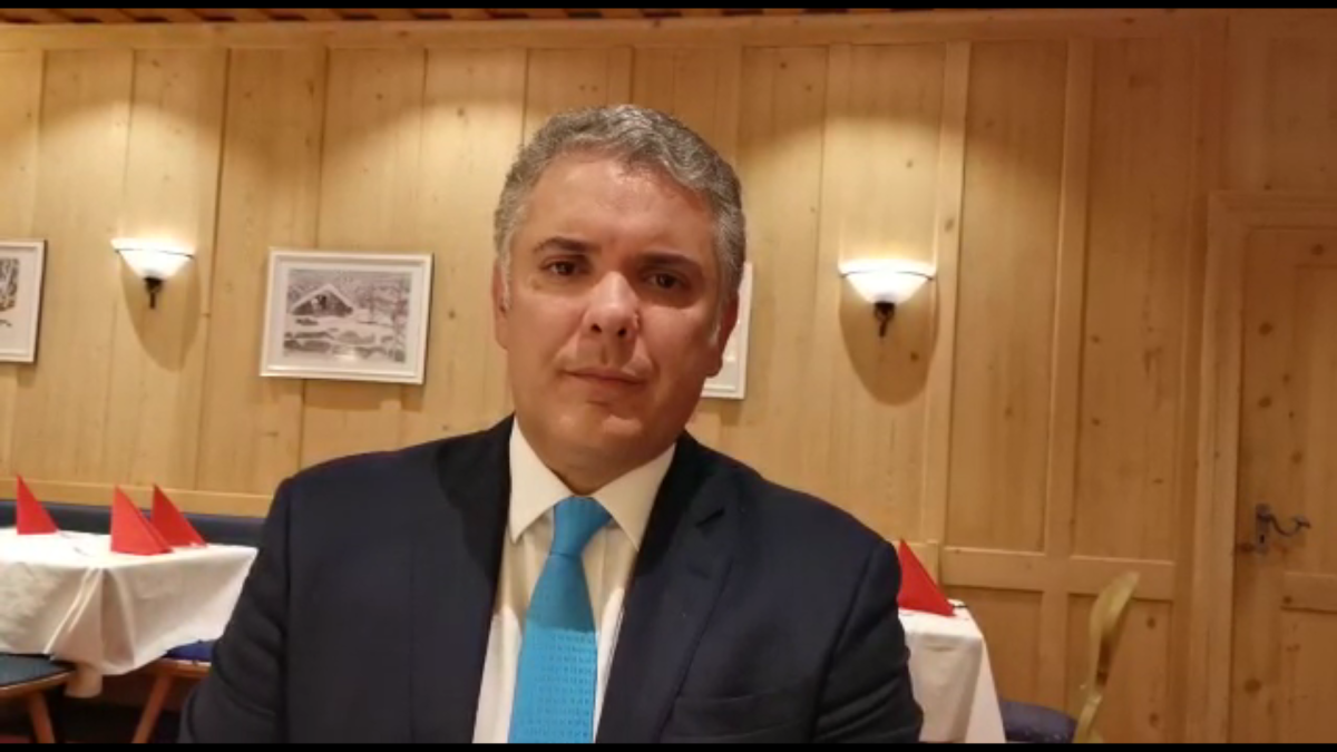 Entrevista exclusiva con Iván Duque en el foro de Davos
