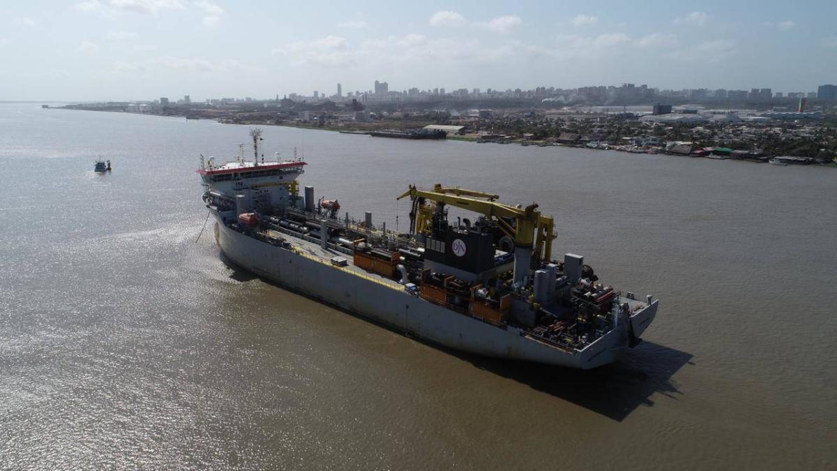Mejora el calado del puerto de Barranquilla