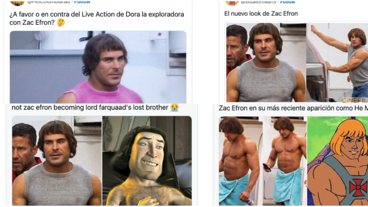 Zac Efron: llueven los memes por su parecido con ‘Lord Farquaad´