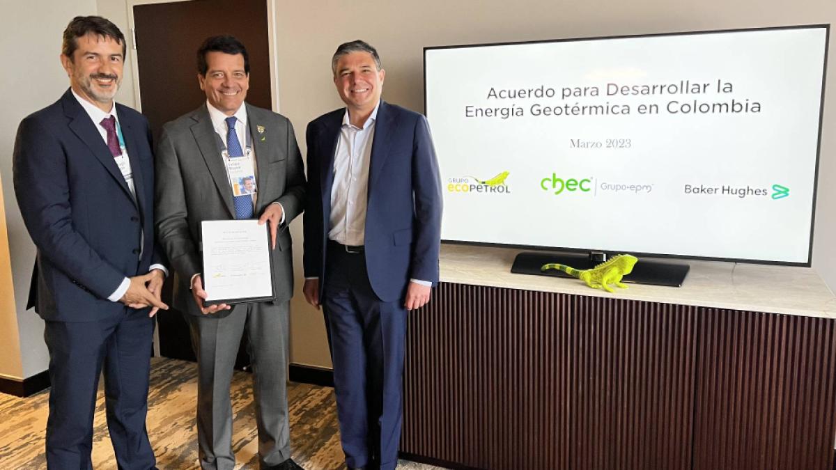 Ecopetrol se alía con Baker Hughes y Chec para proyecto de geotermia