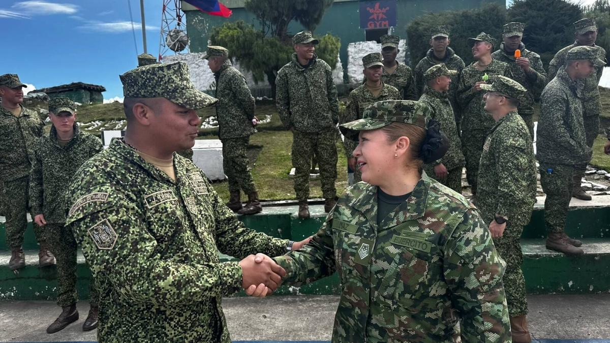 Fuerzas Militares, sargento mayor Consuelo Díaz, Día de la Mujer