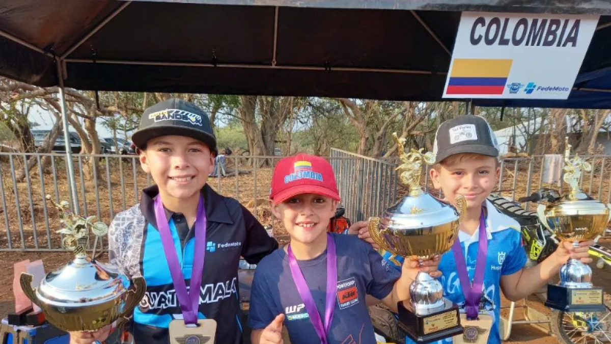 Martin Ospina, campeón latinoamericano de Minicross por cuarta ocasión
