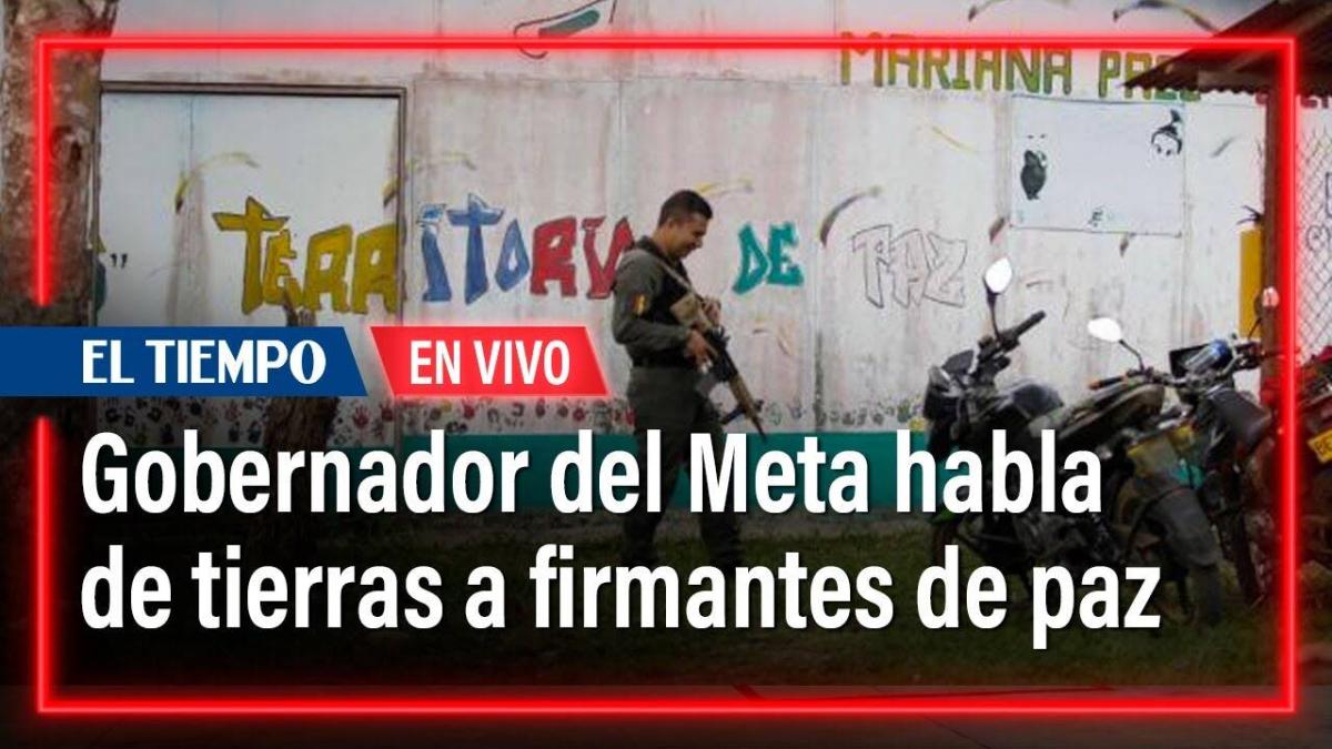 Gobernador del Meta reacciona a acuerdos en el ETCR Mariana Páez