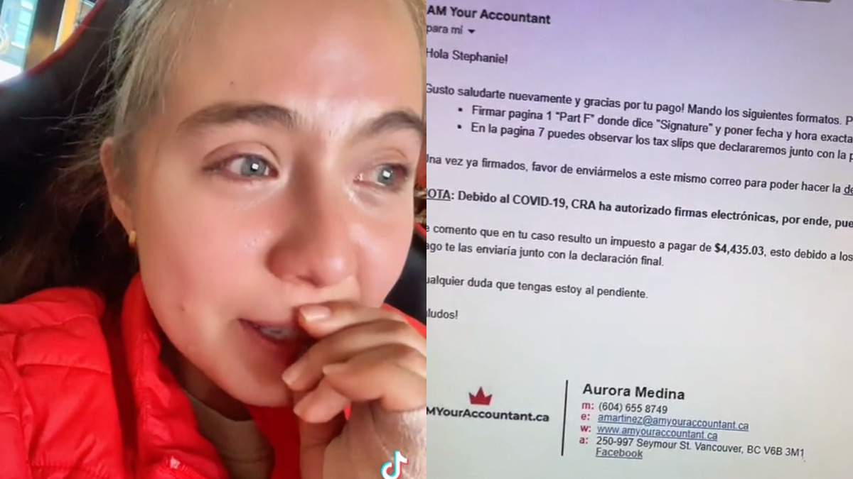 Mexicana llora al darse cuenta de la fortuna que debe pagar en impuestos