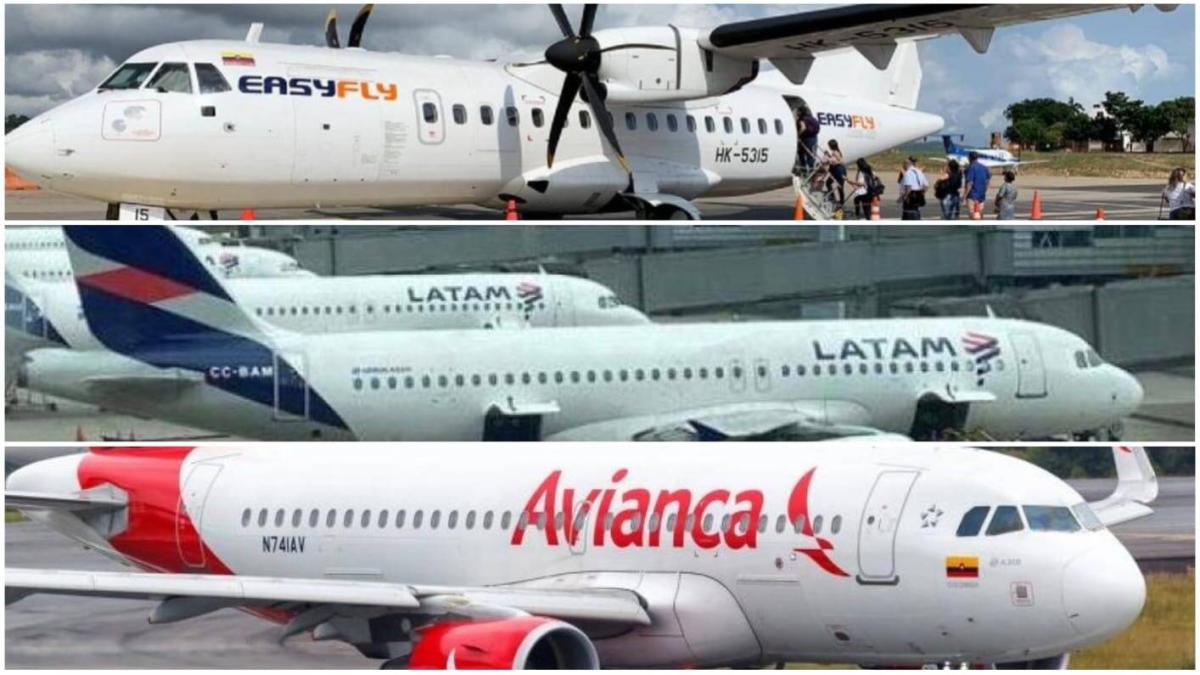 Aerolíneas en Colombia: Easy fly, Latam y Avianca en 2023