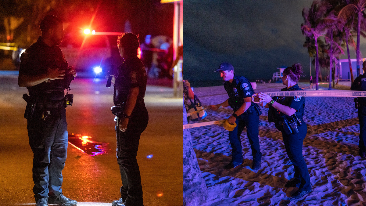 Enfrentamiento a tiros de dos grupos en un paseo playero en Florida