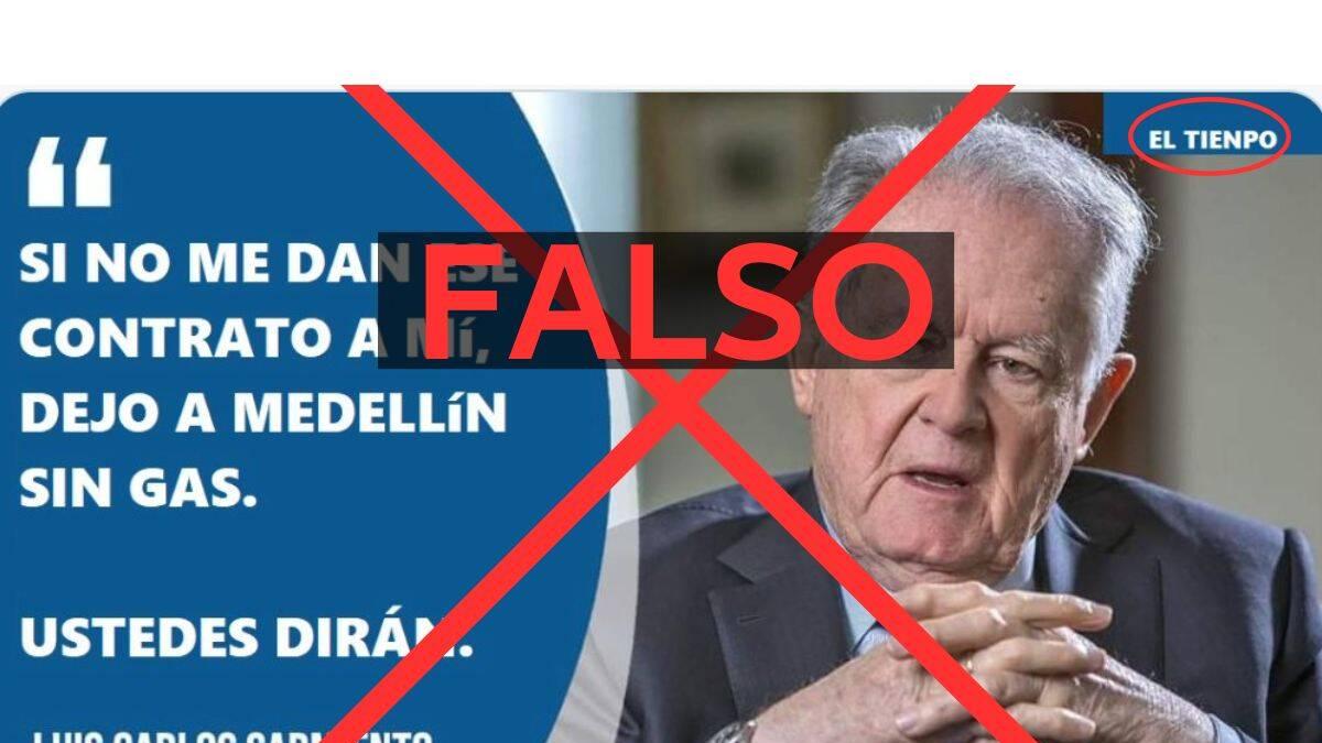Difunden en redes sociales falsa frase de Luis Carlos Sarmiento Angulo