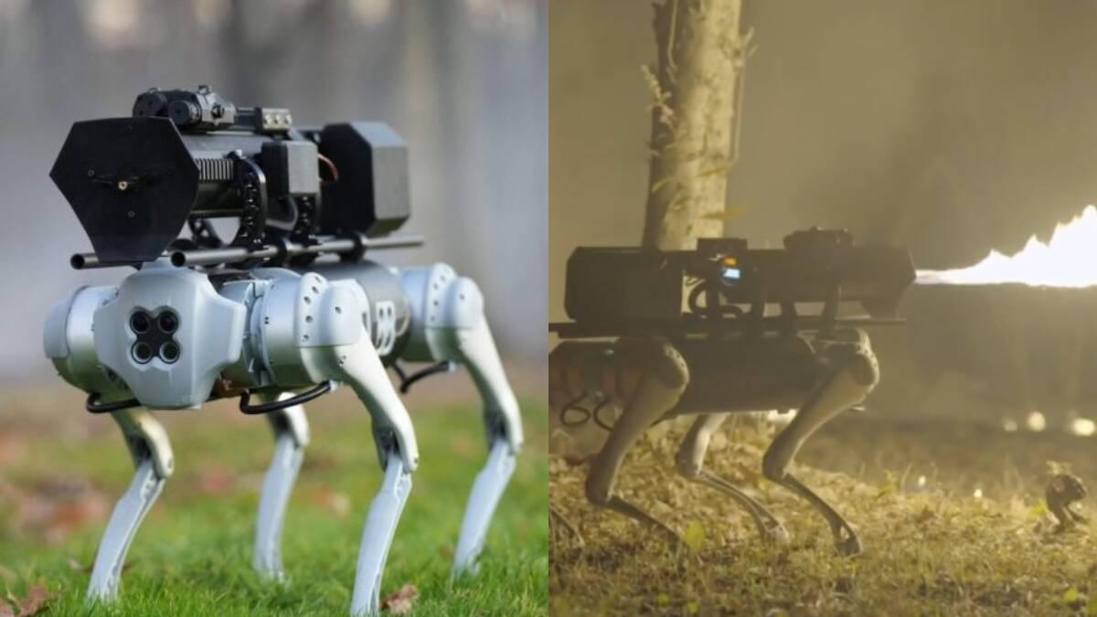 Thermometer: perro robot de Black Mirror ya es real y tiene lanzallamas