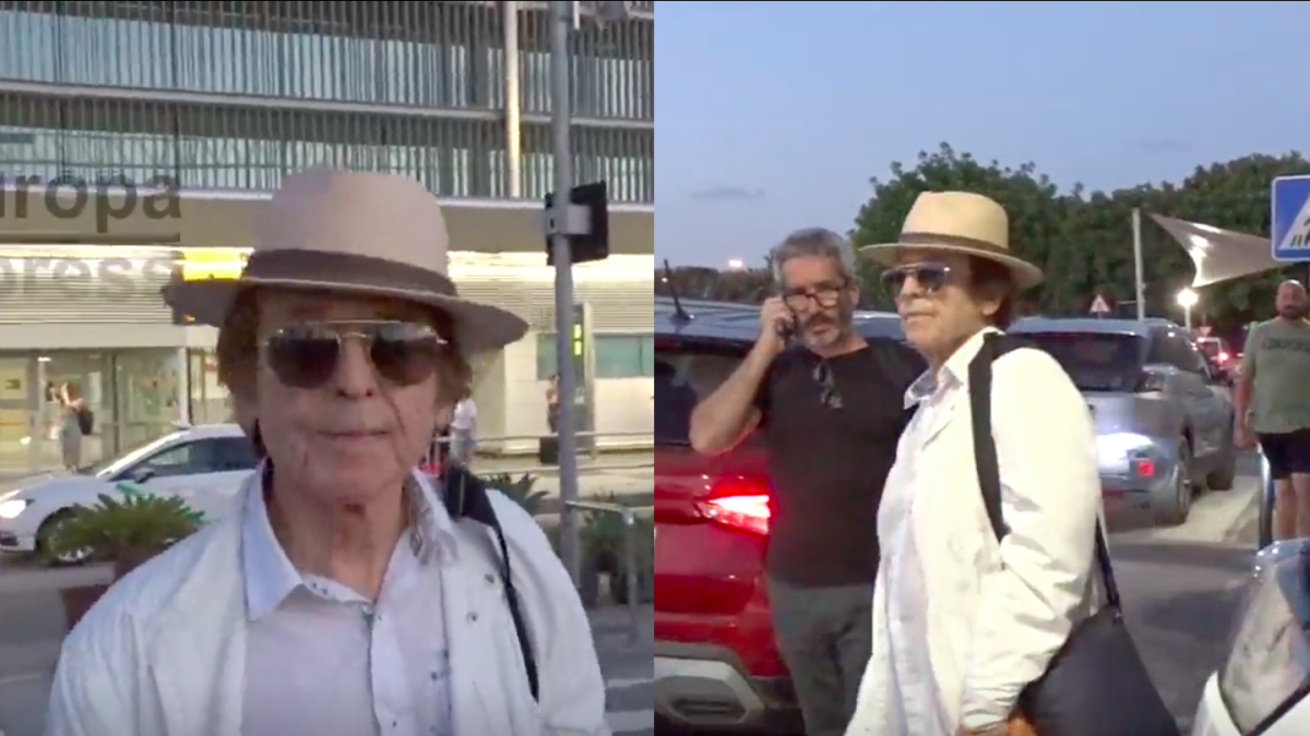 Estas son las primeras imágenes de Raphael luego de cancelar conciertos ...