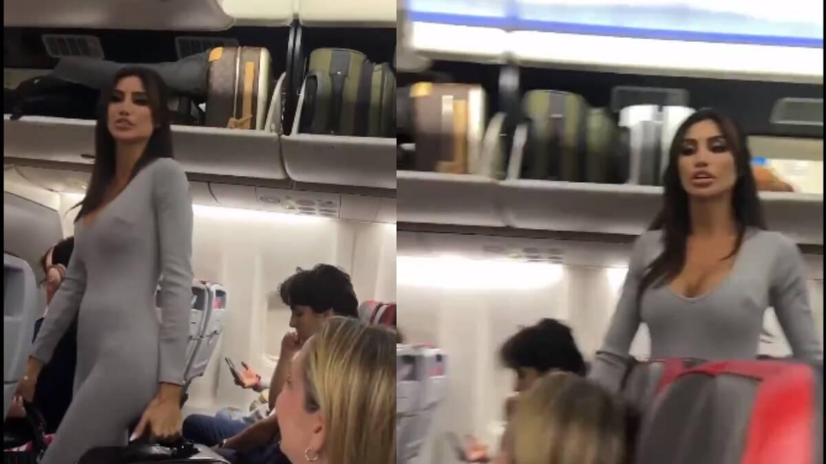 Video: influencer Morgan Osman es expulsada de avión por tratar mal a ...