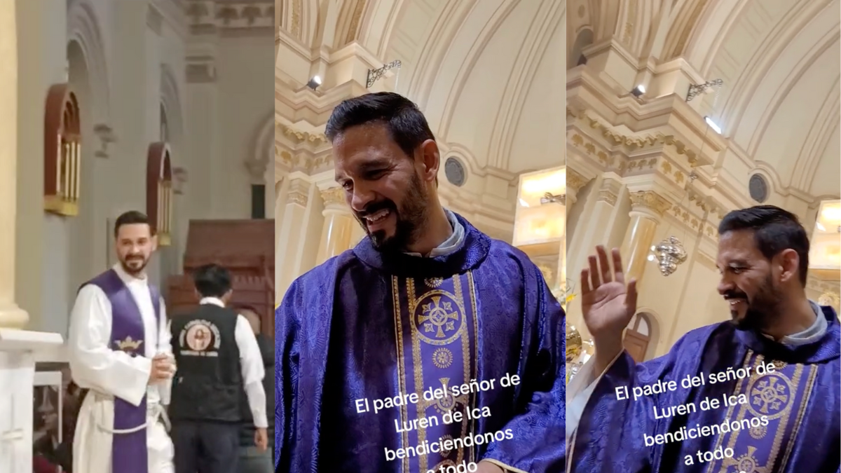 Video: sacerdote desata euforia en las redes sociales por su físico