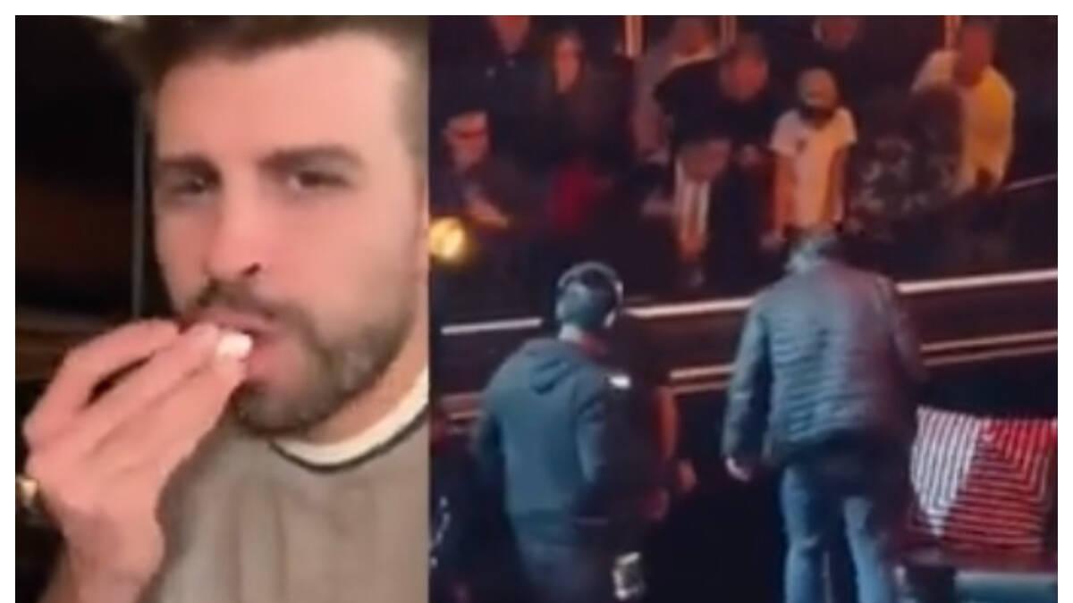 Gerard Piqué: así fue su reacción al ver en video su caída de un escenario