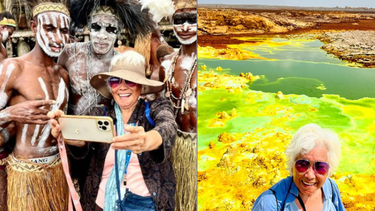 Luisa Yu, la mujer de 79 años que conoce 193 países del mundo