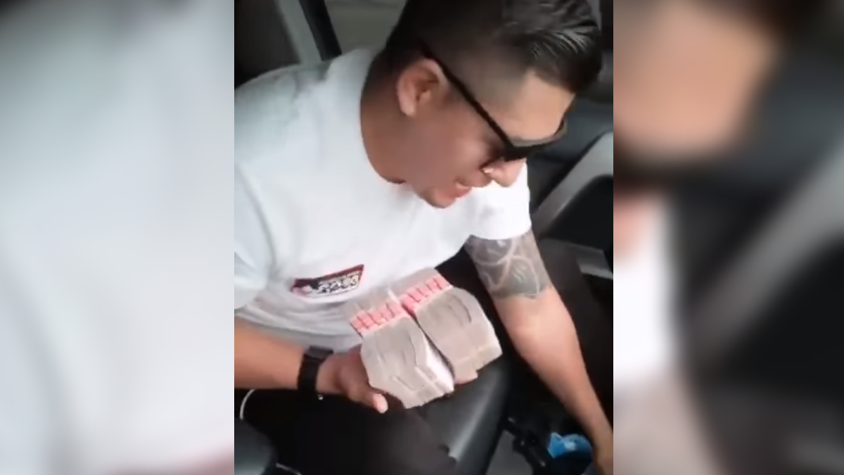 Abel Mendoza, concejal de Neiva, responde responde por video con fajos de plata y armas