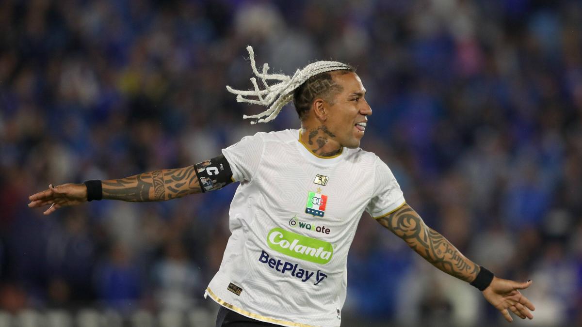 Dayro Moreno dice que va por el récord goleador de Víctor Aristizábal