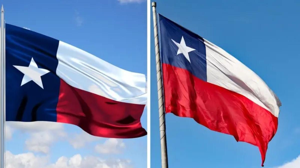¿Por qué la bandera de Texas se parece a la de Chile? El verdadero motivo