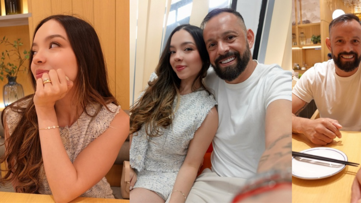 La periodista colombiana Valentina Rendón y el futbolista uruguayo ...